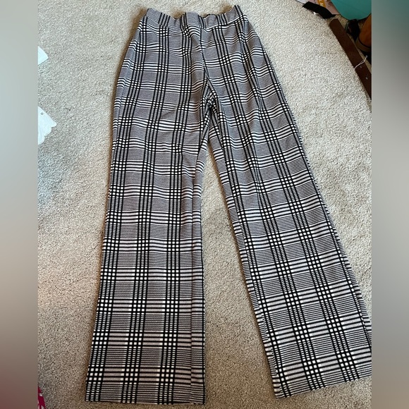 SHEIN | Pants & Jumpsuits | New Without Tags Plaid Elastic Waste Pants ...